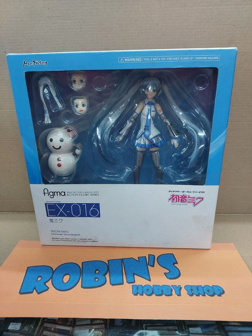 Figma EX 016 Snow Miku opened, Hobbies & Toys, Toys & Games on Carousell