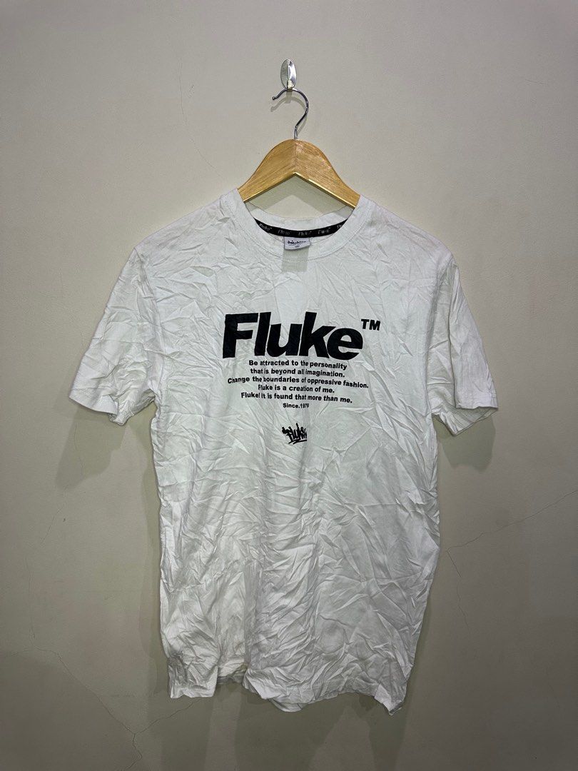 FLUKE TEE, Men's Fashion, Tops & Sets, Tshirts & Polo Shirts on Carousell