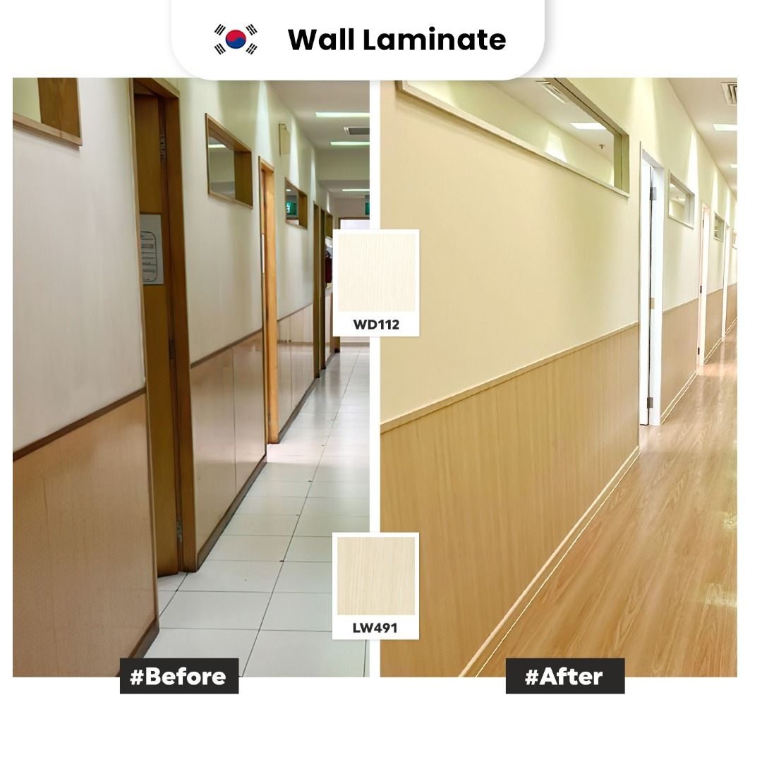 Fluted Panel / Wall Laminate / Hallway Laminate / Home Decoration ...