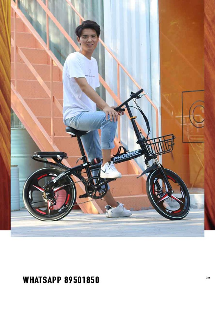 Folding bike 20" FULL SUSPENSION 7 Speed Foldie Phoenix foldie Bike 20 ...