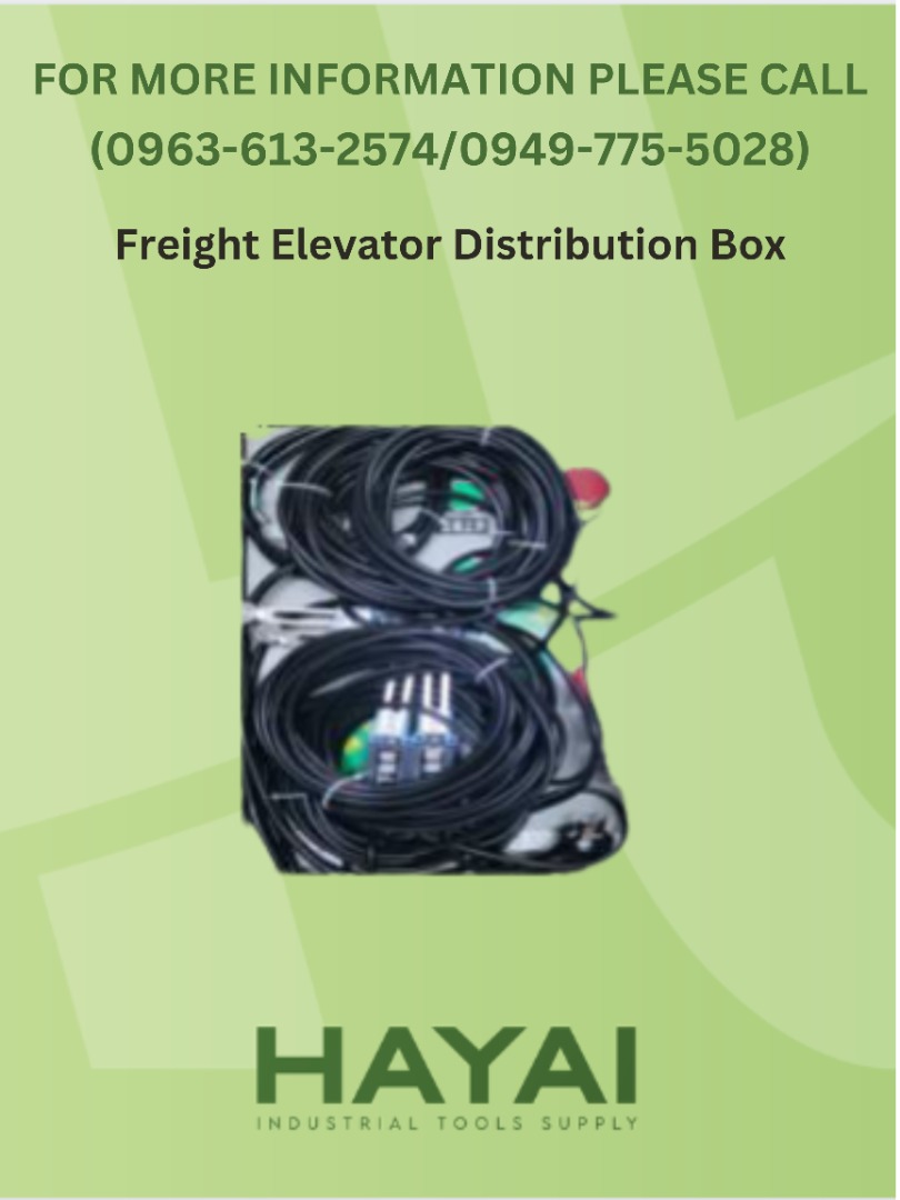 Freight Elevator Distribution Box, Commercial & Industrial ...