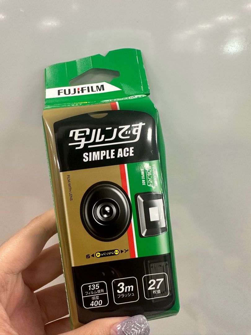 Fujifilm Simple Ace Diposable Camera, Photography, Cameras on Carousell