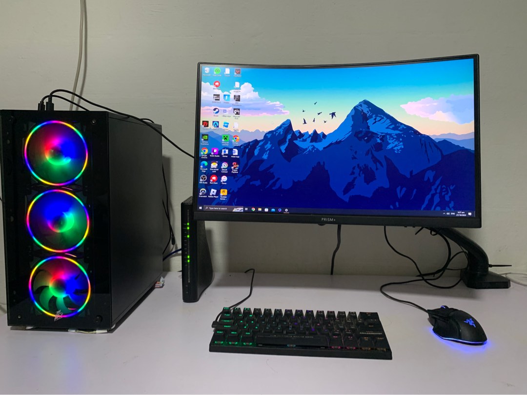 Full Set Gaming Set up, Computers & Tech, Desktops on Carousell