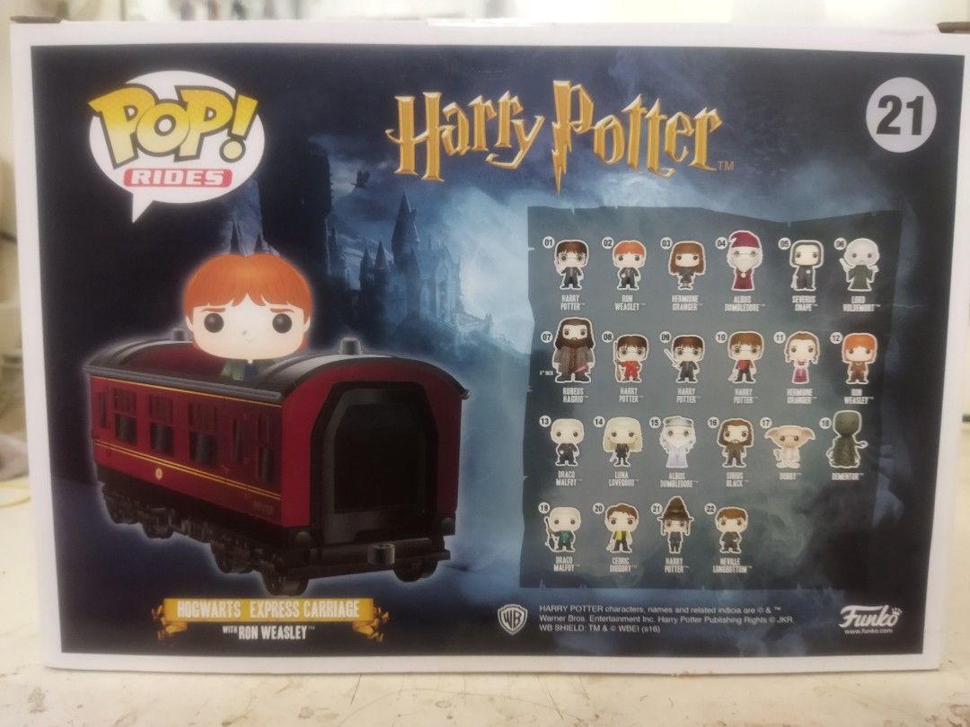 Funko Pop - Hogwarts Express Carriage with Ron Weasley, Hobbies & Toys ...