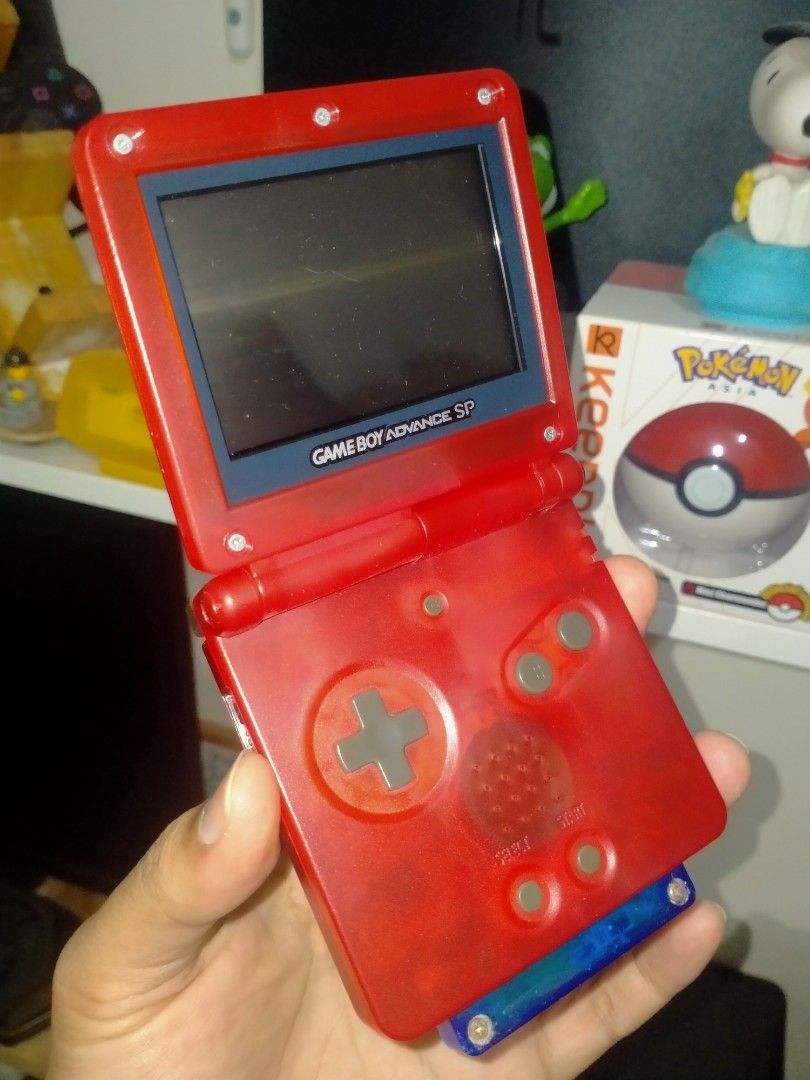 GBA SP custom shell + supercard, Video Game, Konsol di Carousell