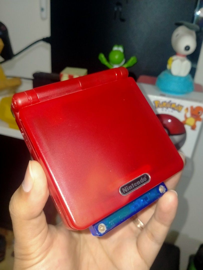 GBA SP custom shell + supercard, Video Game, Konsol di Carousell