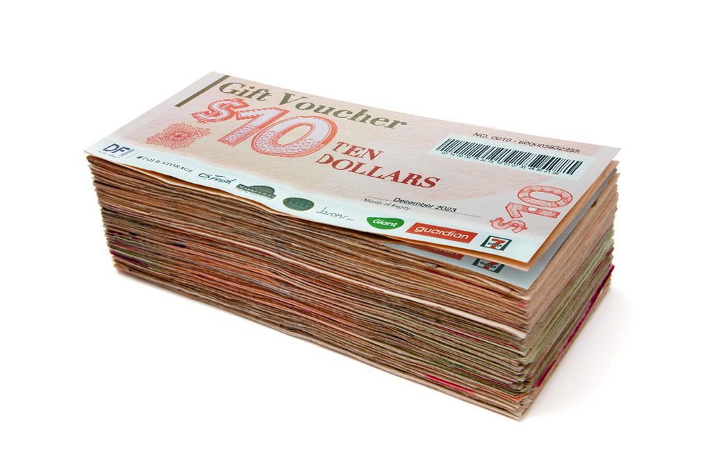 Gift Voucher worth value SGD 150, Tickets & Vouchers, Vouchers on Carousell