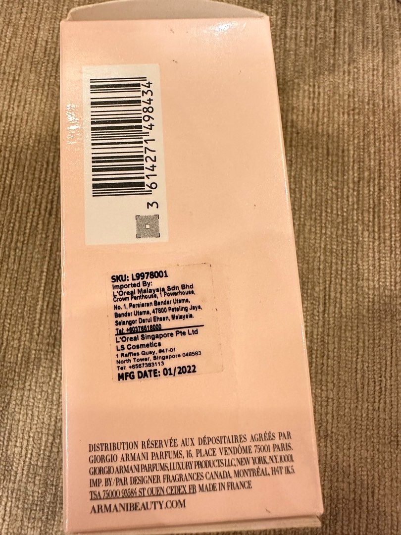 Giorgio Armani Crema Nuda 30ml #01, Beauty & Personal Care, Face ...