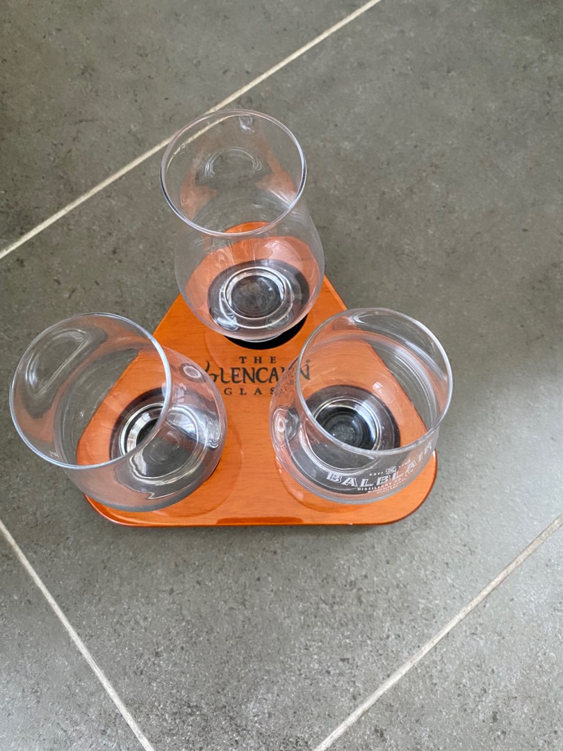 Glencairn whisky glass flight tray whisky tasting tray, Furniture ...