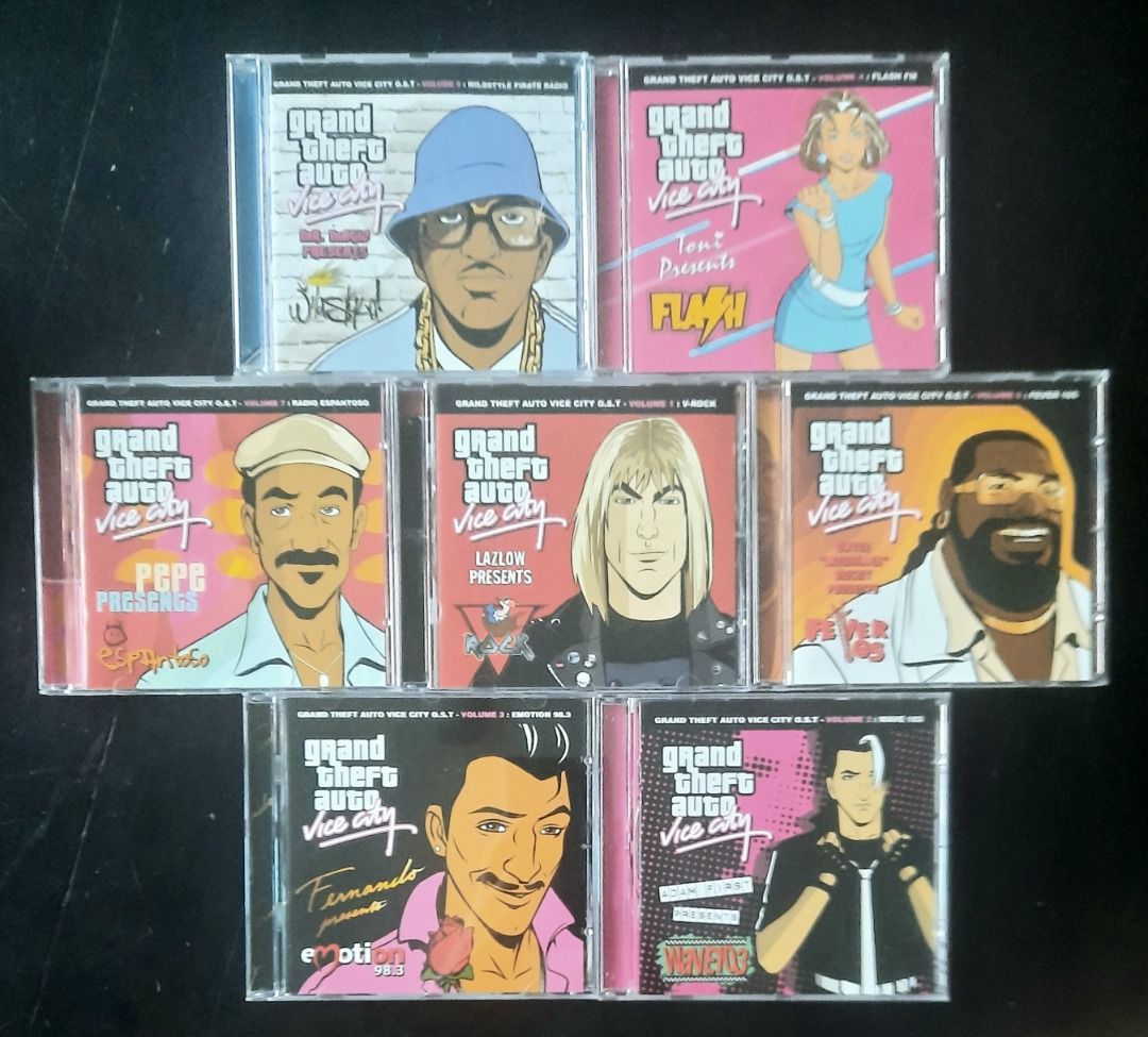 Grand Theft Auto Vice City Official Soundtrack Box Set EXK-87009 (Used ...