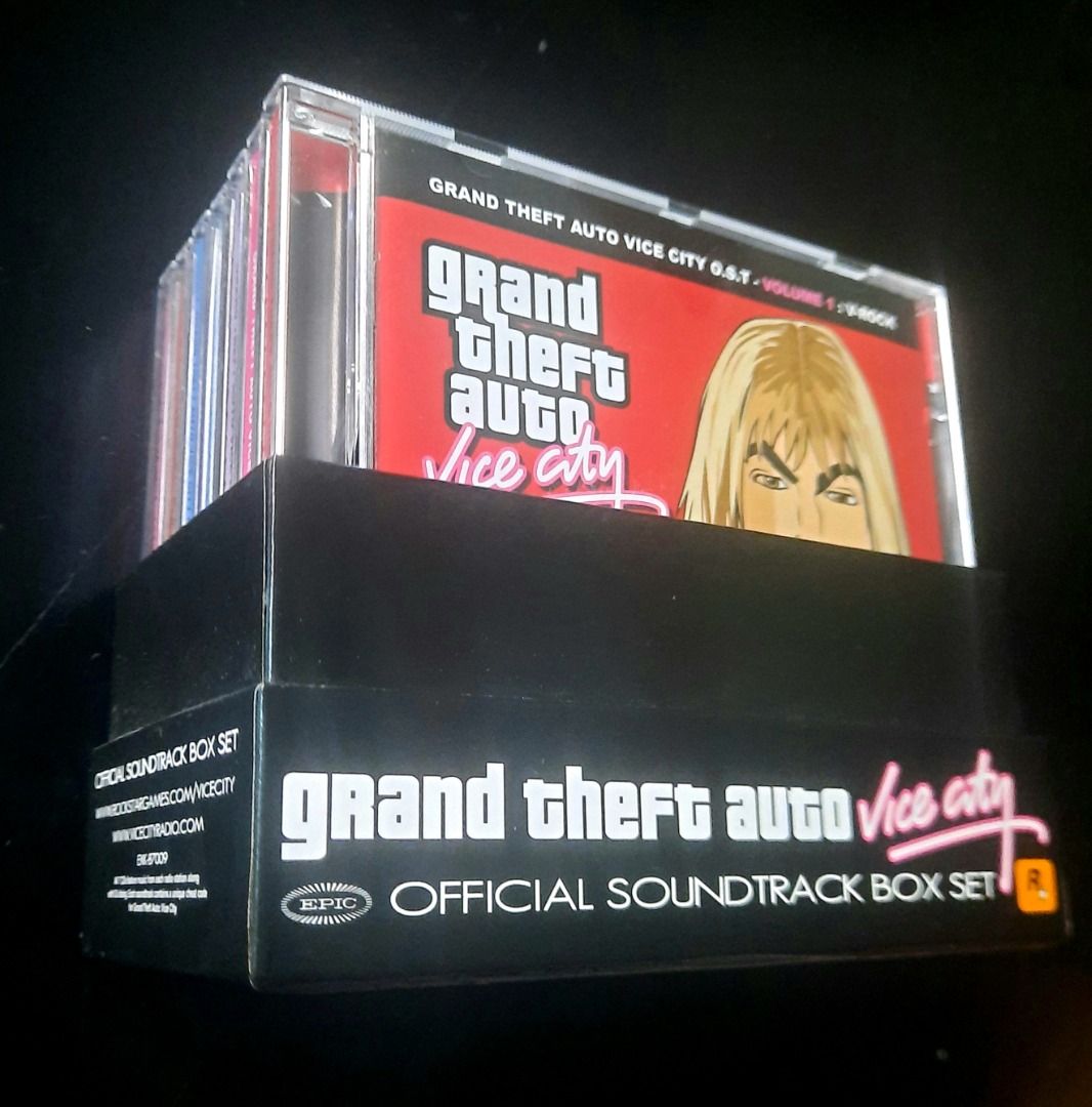 Grand Theft Auto Vice City Official Soundtrack Box Set EXK-87009 (Used ... Grand Theft Auto Vice City Official Soundtrack Box Set EXK-87009 (Used ...