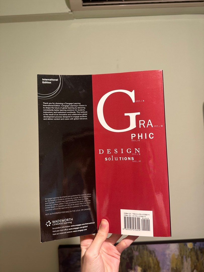 Graphic design solutions art design book, Hobbies & Toys, Books ...