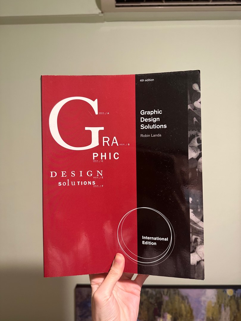Graphic design solutions art design book, Hobbies & Toys, Books ...