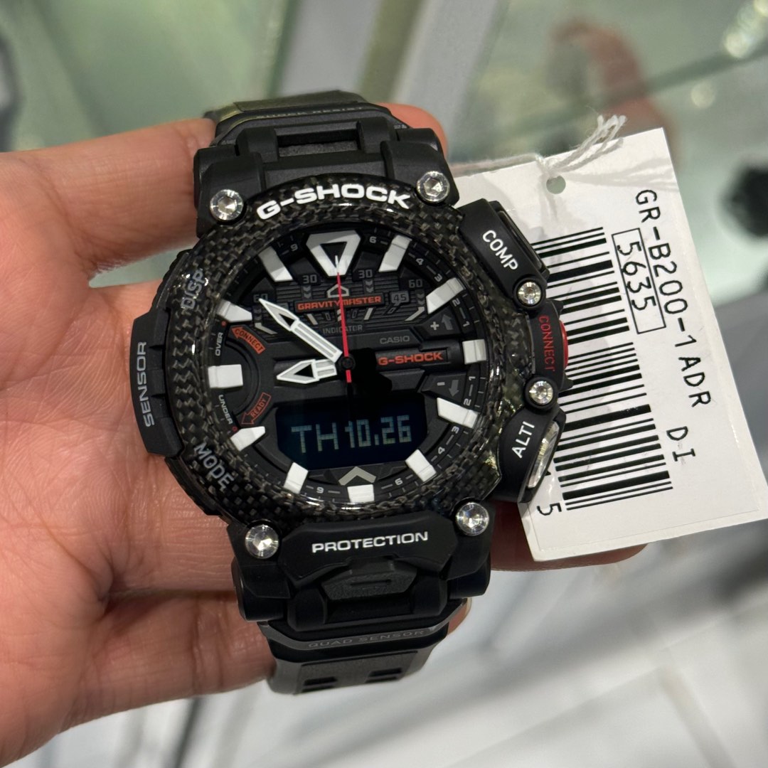 GSHOCK GR-B200-1ADR GRAVITY MASTER BLUETOOTH (SMARTPHONE LINK), Men's ...