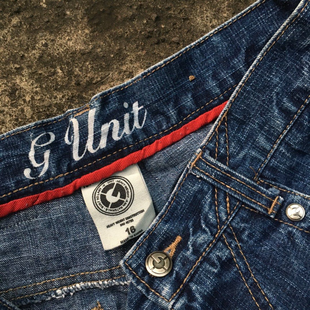 G-Unit Denim Jorts, Men's Fashion, Bottoms, Shorts on Carousell