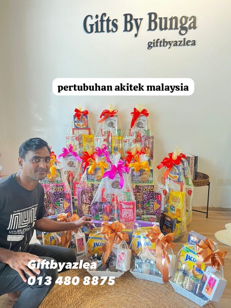 Hamper makanan dan minuman ready stock, Food & Drinks, Gift Baskets ...