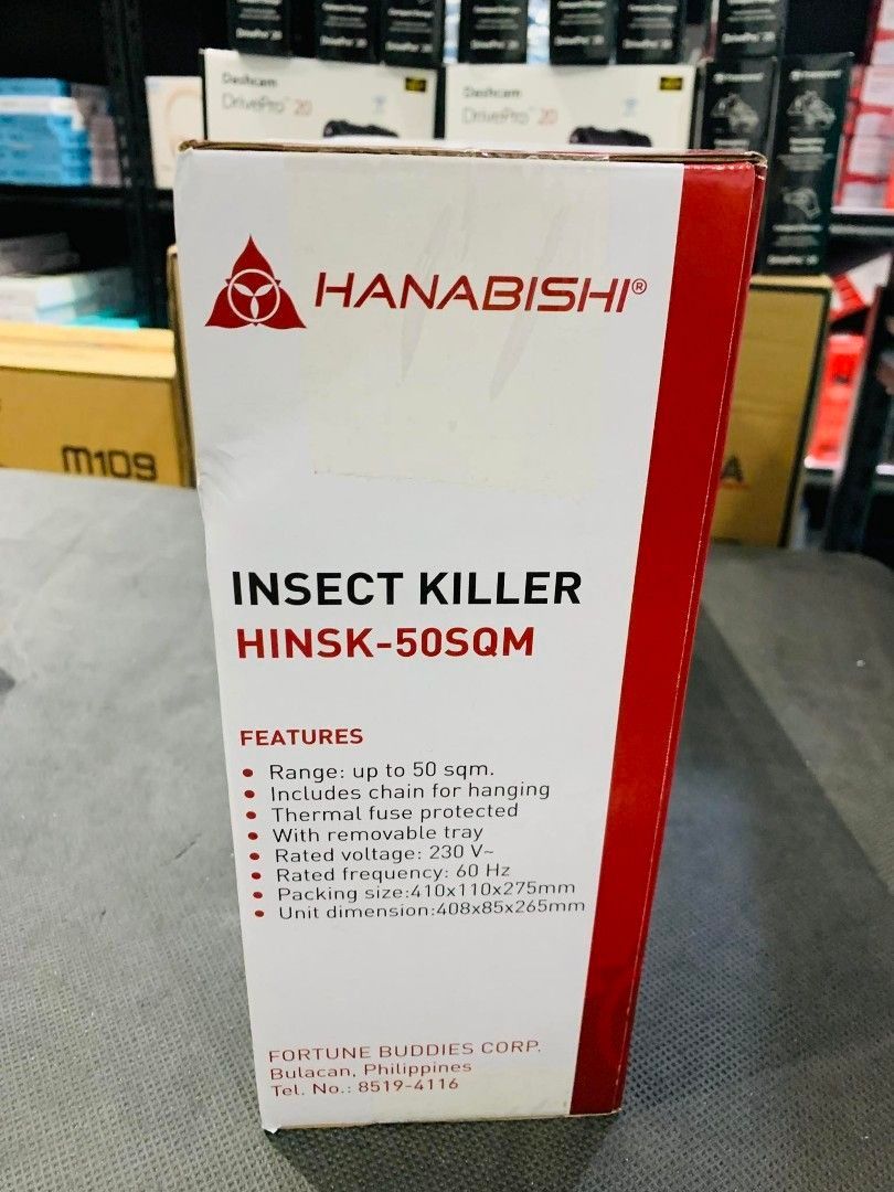 Hanabishi Insect Killer Bug Zapper UV Light Mosquito Lamp HINSK50SQM ...