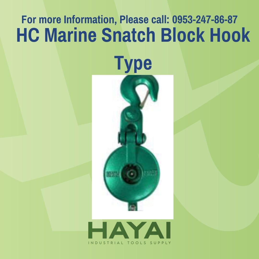 HC Marine Snatch Block Hook Type, Commercial & Industrial, Construction ...
