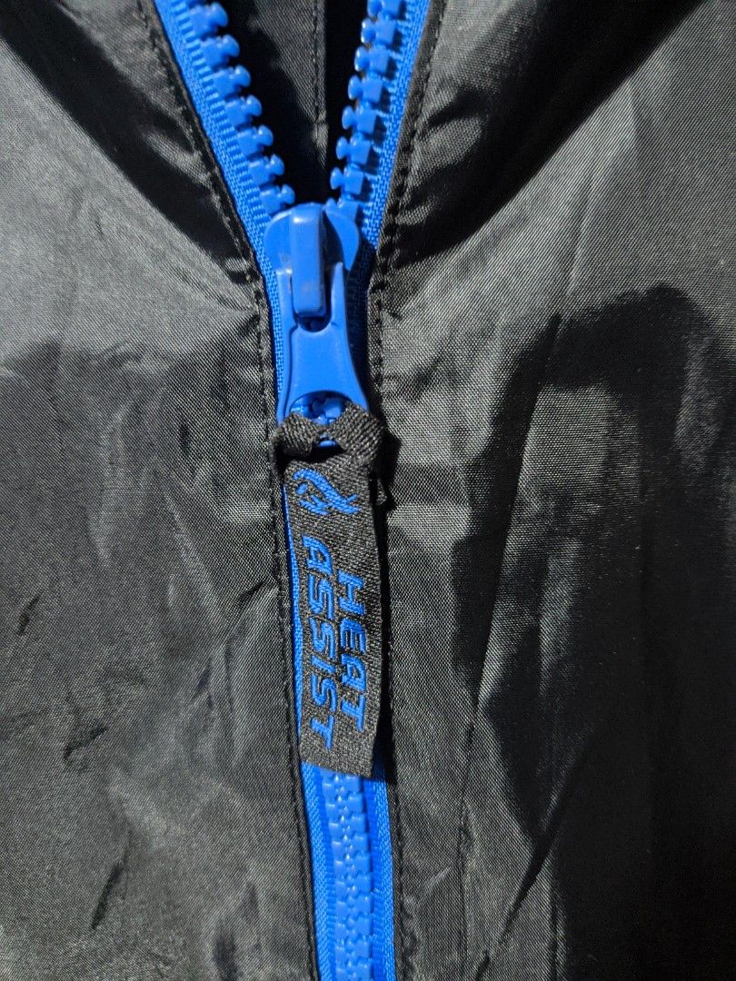 Heat Assist Rain Jacket with Detachable Hood, Men's Fashion, Coats ...