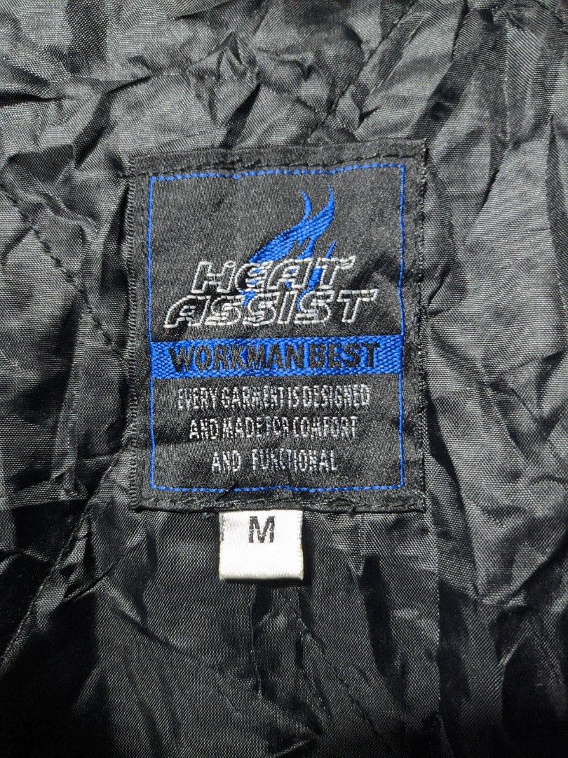 Heat Assist Rain Jacket with Detachable Hood, Men's Fashion, Coats ...