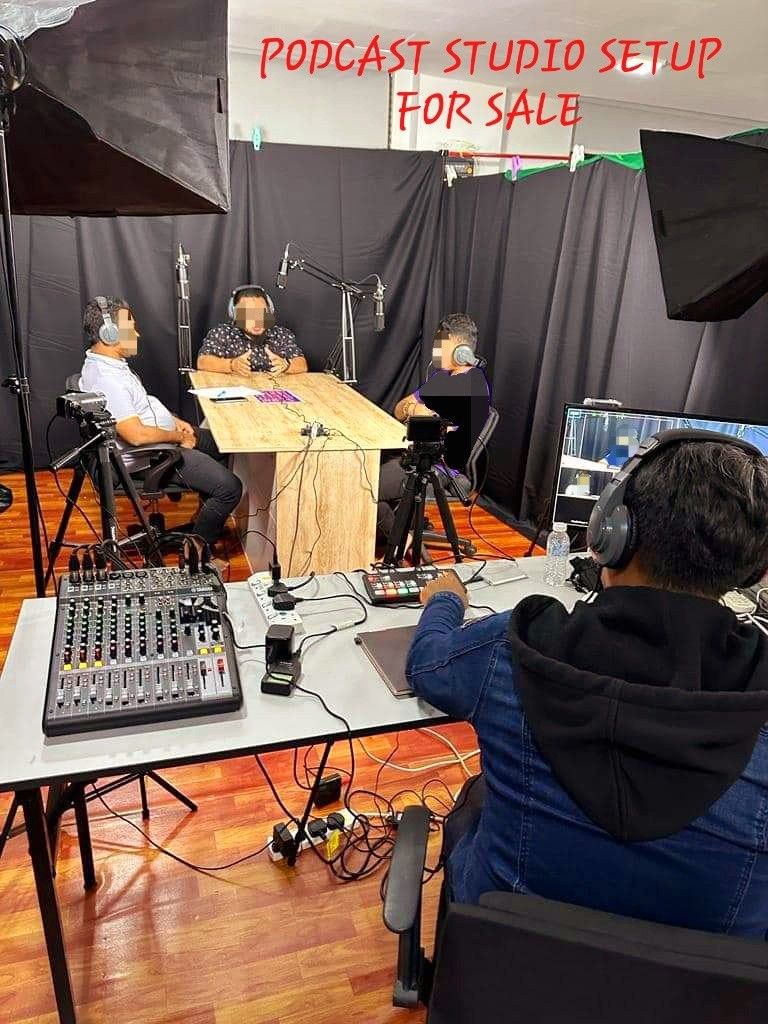 HIGH PERFORMANCE PODCAST STUDIO COMPLETE SET, Community on Carousell