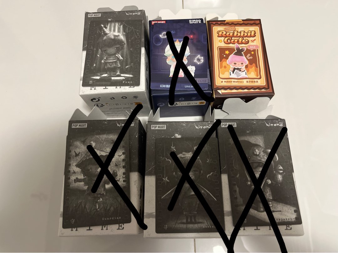 Hirono/Dimoo Unicorn /Pucky Rabbit Waitress, Hobbies & Toys, Toys ...