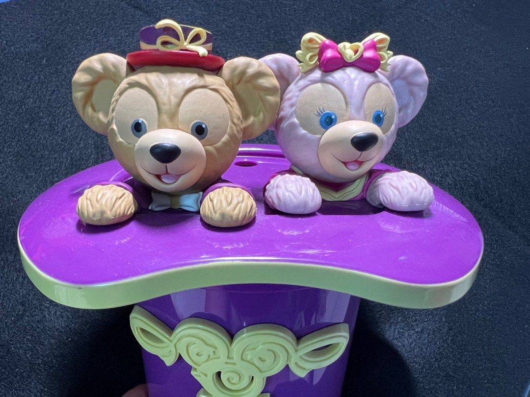 HK Disney 15周年 Duffy Shellimay 置物盒 飲品杯 爆谷桶, 興趣及遊戲, 玩具 & 遊戲類 - Carousell