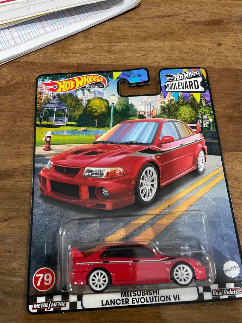 HOT WHEELS mitsubishi lancer evolution VI, Hobbies & Toys, Toys & Games ...