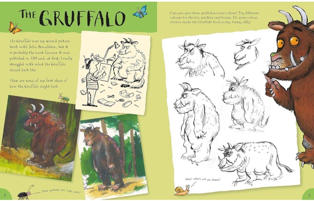 How to Draw The Gruffalo & Friends, Hobbies & Toys, Books & Magazines ...