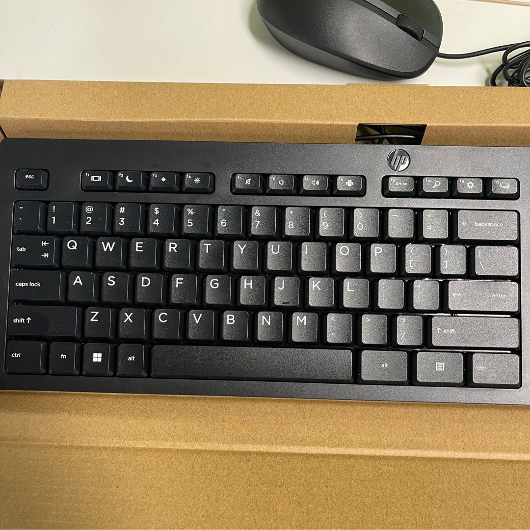 (As good as new!) HP Keyboard & HP Mouse, Computers & Tech, Parts ...
