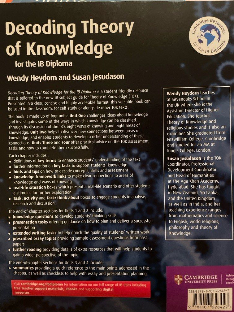 IB TOK textbook, Hobbies & Toys, Books & Magazines, Textbooks on Carousell