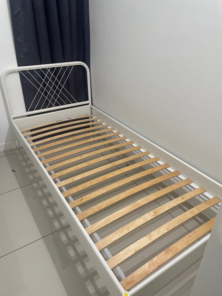 IKEA Single Bed Frame, Furniture & Home Living, Furniture, Bed Frames ...