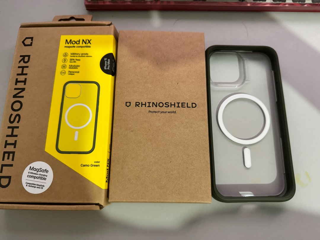 iPhone 15 pro max rhinoshield mod nx case, Mobile Phones & Gadgets ...