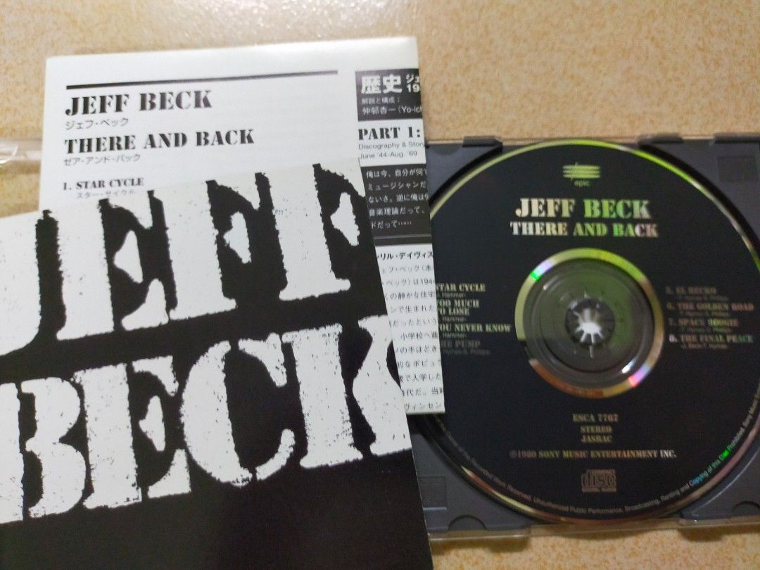 Jeff Beck - There & back, Hobbies & Toys, Music & Media, CDs & DVDs on ...