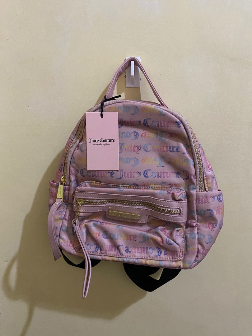 Juicy Couture Rosie Mini Pink Backpack, Women's Fashion, Bags & Wallets ...