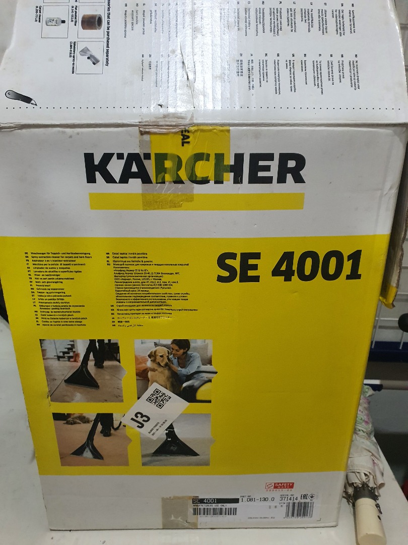Karcher SE4001 SPRAY EXTRACTION CLEANER, TV & Home Appliances, Vacuum ...
