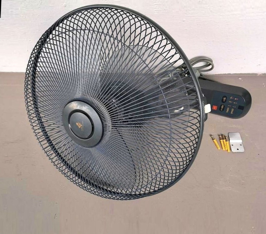 KDK 16" Wall Fan with wall bracket, Furniture & Home Living, Lighting ...