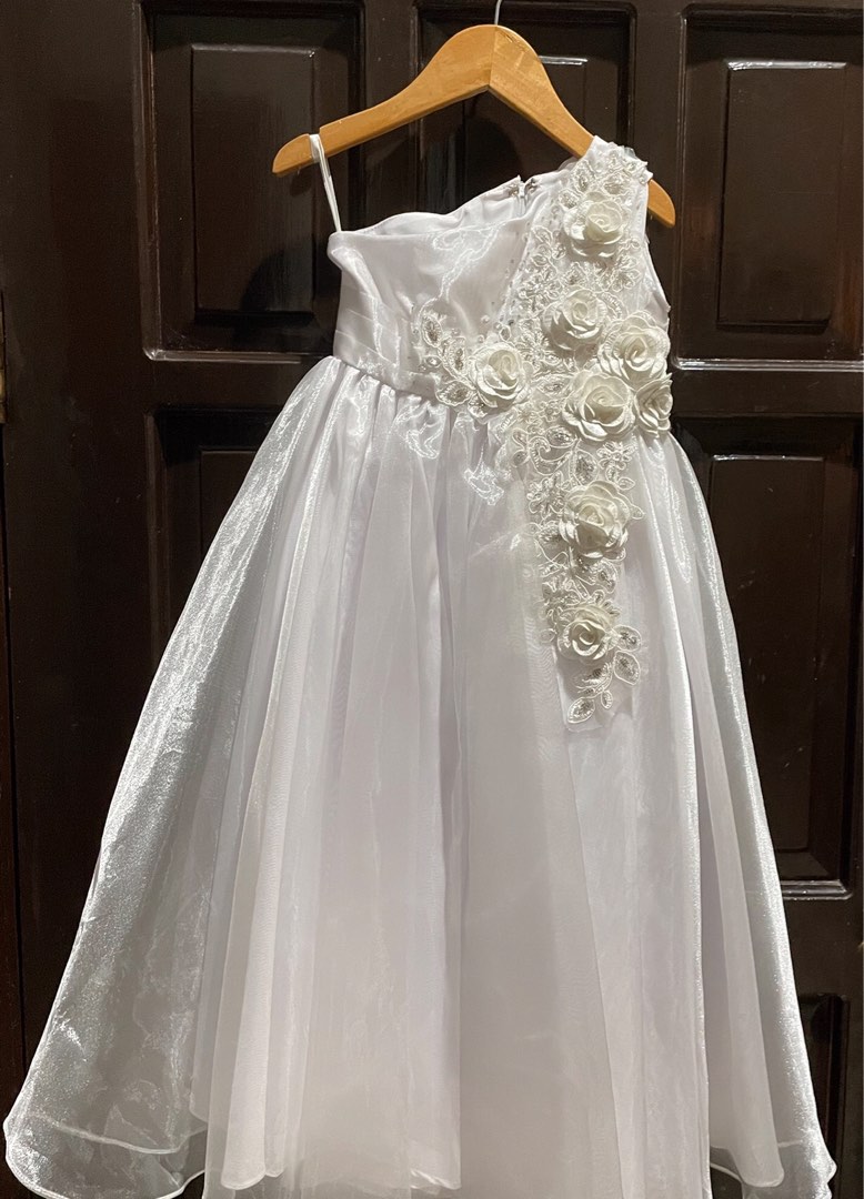 Kids venus cut gown/ used only once, Babies & Kids, Babies & Kids ...