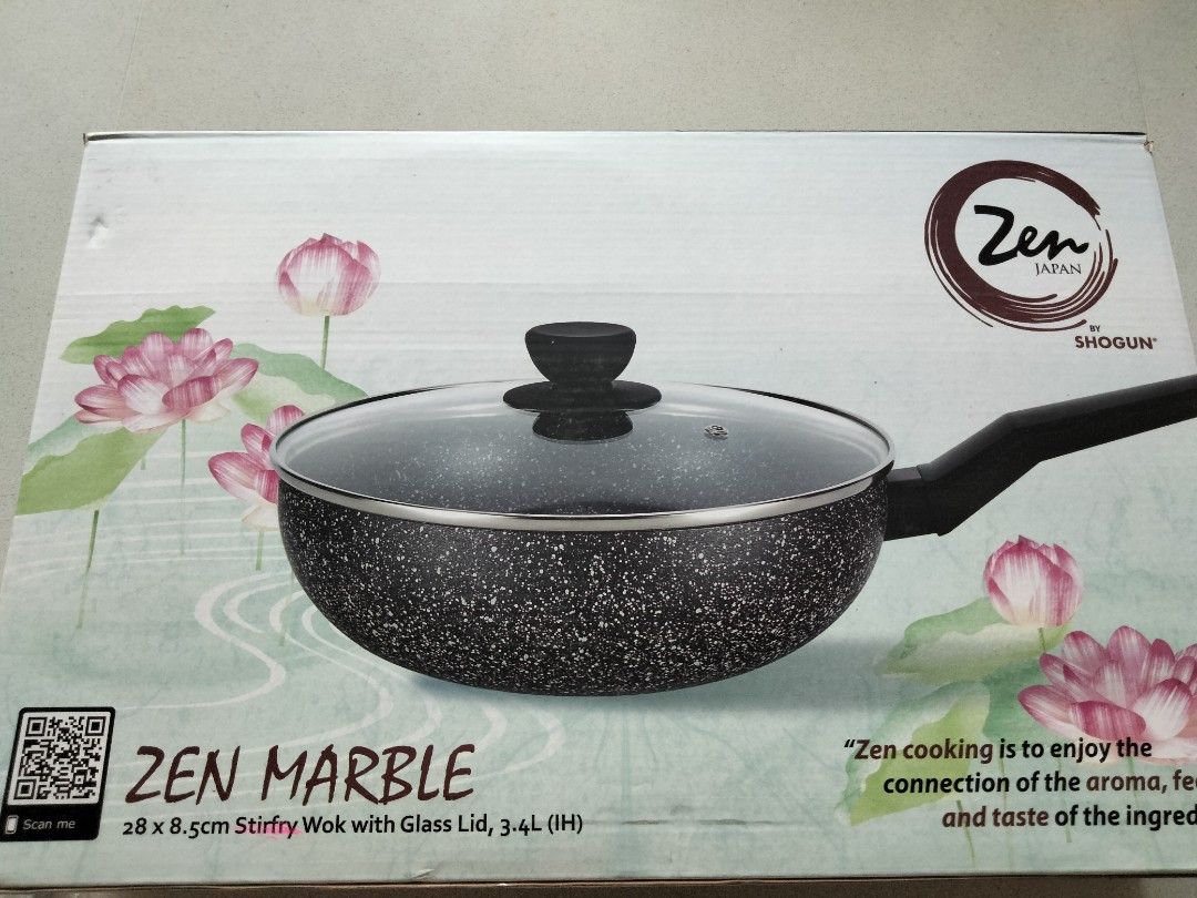 La Gourmet Shogun Zen 28 cm Wok, Furniture & Home Living, Kitchenware ...