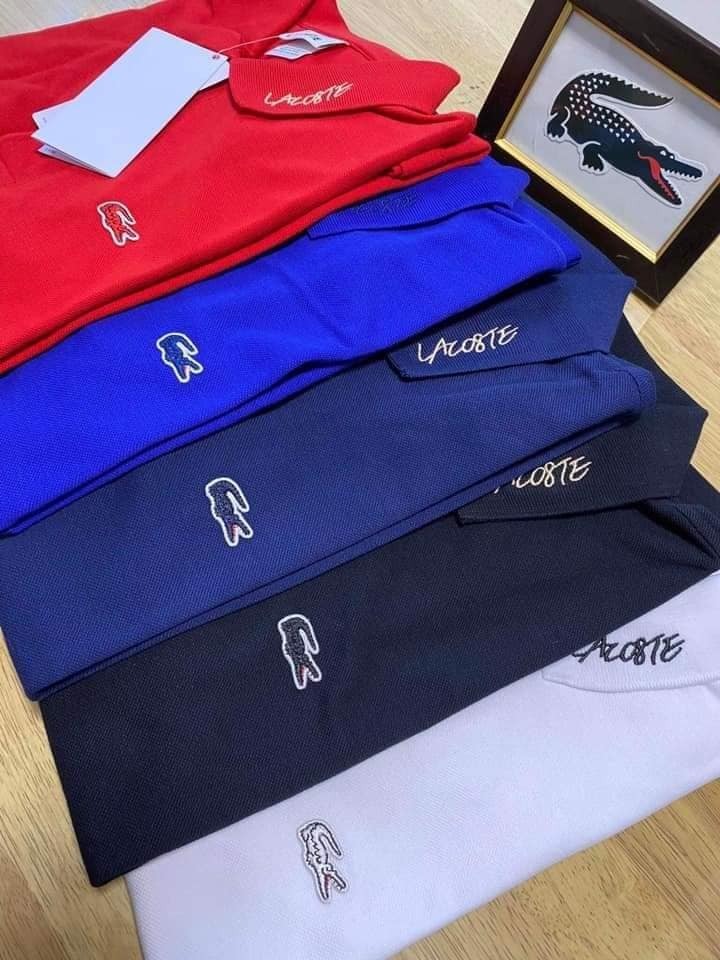 Lacoste Lettering collar for men, Men's Fashion, Tops & Sets, Tshirts ...