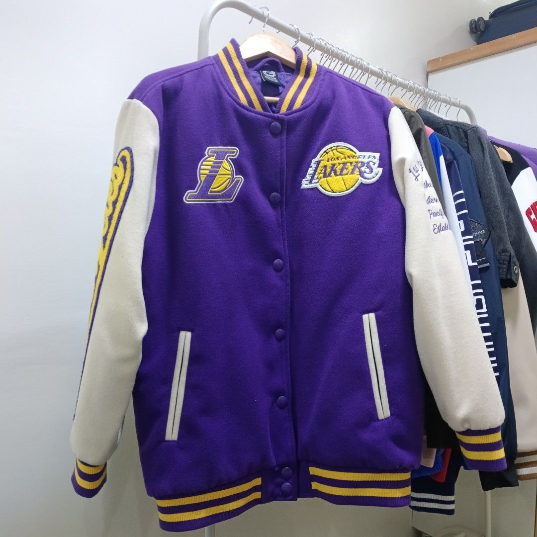 LAKERS ULTRA GAME VARSITY JACKET - L (Negotiable), Men's Fashion, Coats ...