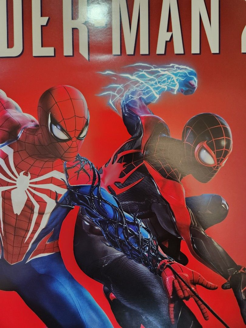 A2 Size Spiderman 2 Video Game PS5 Official Poster, Hobbies & Toys ...