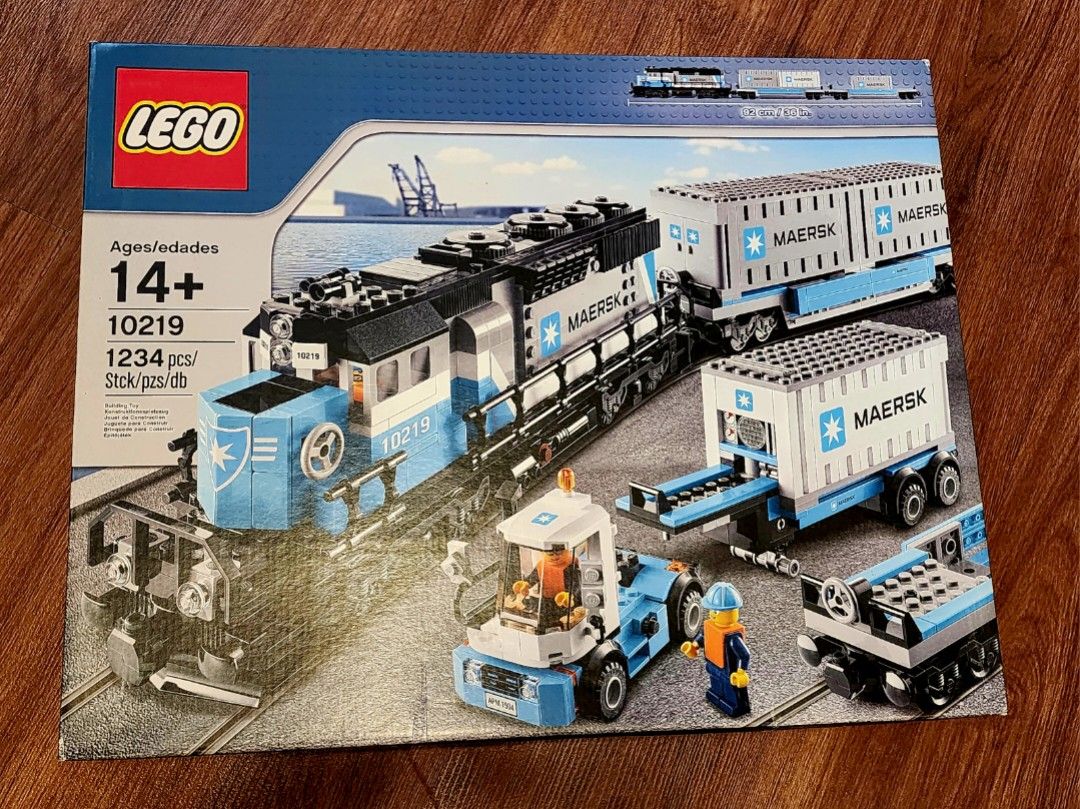 Lego 10219 Maersk Train, 興趣及遊戲, 玩具 & 遊戲類 - Carousell