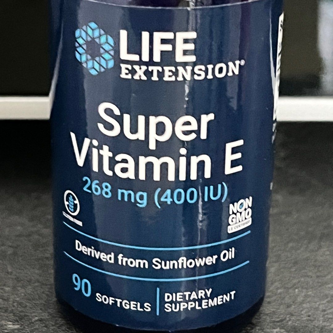 Life Extension Super Vitamin E, 268 mg (400 IU), 90 Softgels, Health ...