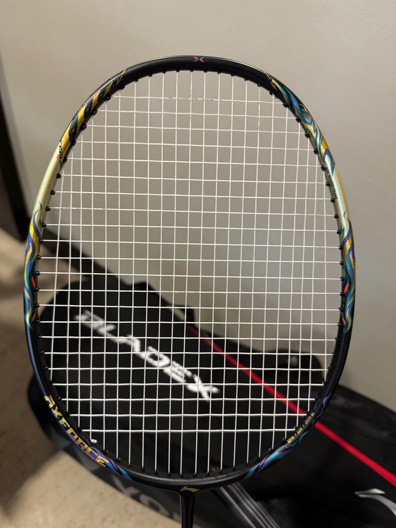 Lining axforce 100 kirin 4ug5, Sports Equipment, Sports & Games, Racket ...