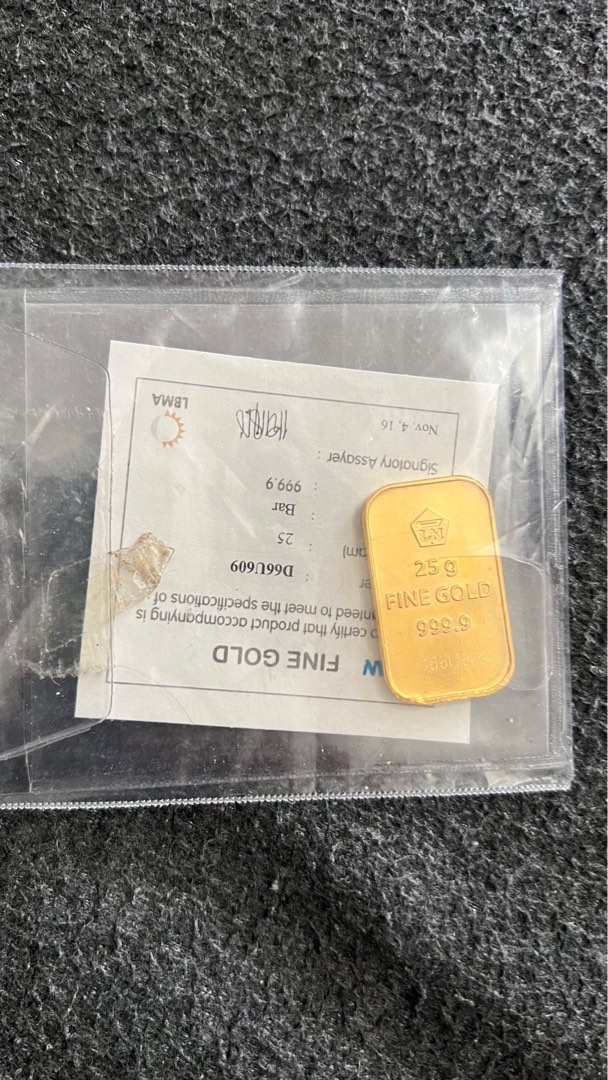 Logam Mulia Antam 25 gr Retro, Antik, Lainnya di Carousell