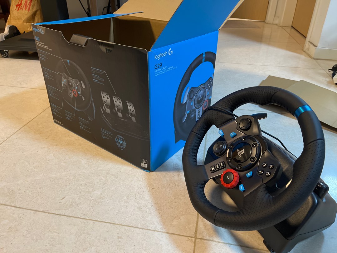 Logitech G29 racing wheel, Video Gaming, Gaming Accessories ...