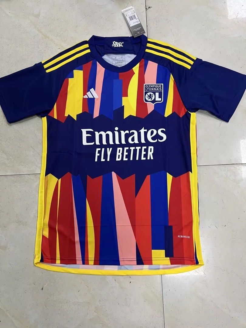 Lyon 3rd Kit Jersey Shirt 23/24, Sports Equipment, Sports & Games ...