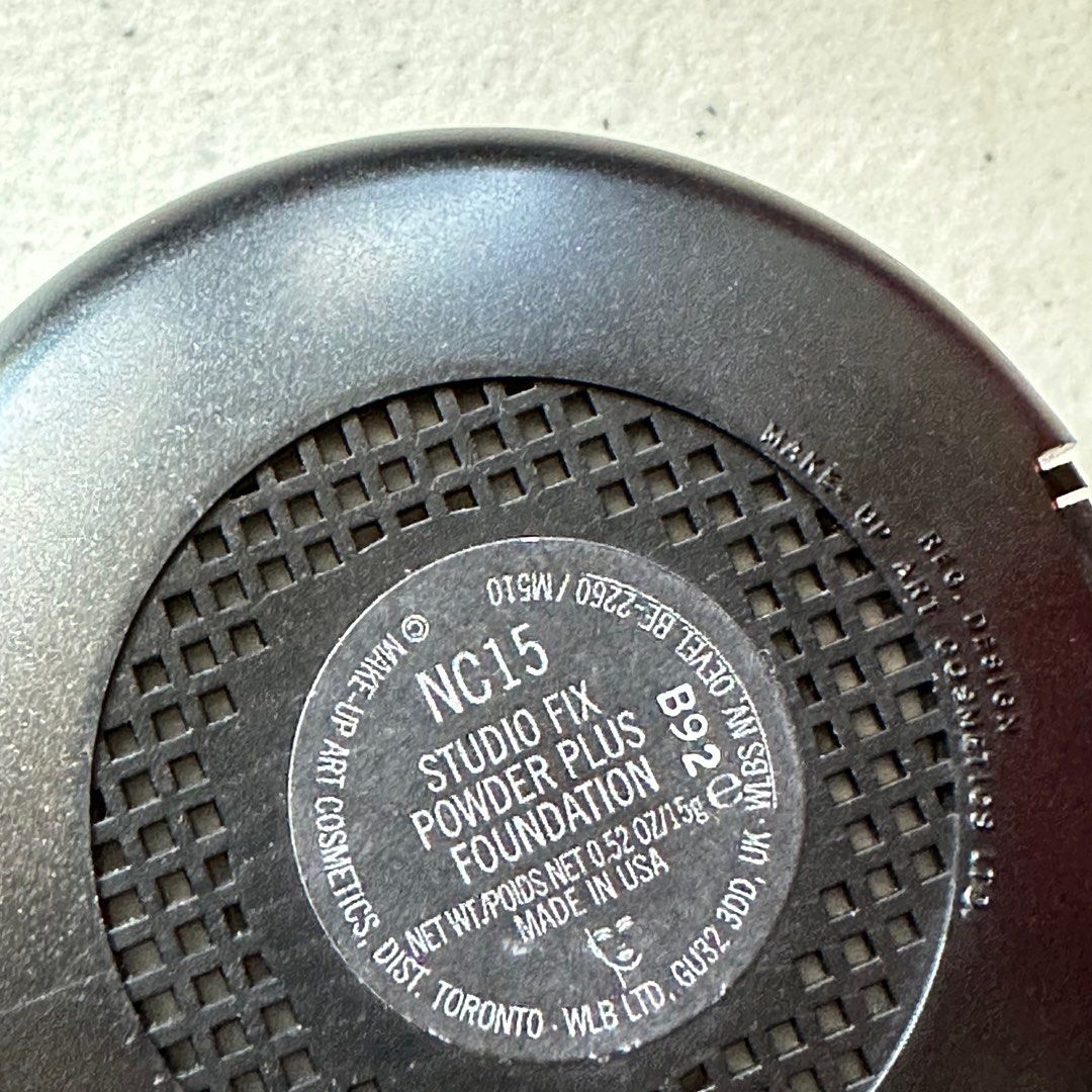 MAC Studio Fix Plus Powder Foundation (NC15), Beauty & Personal Care ...