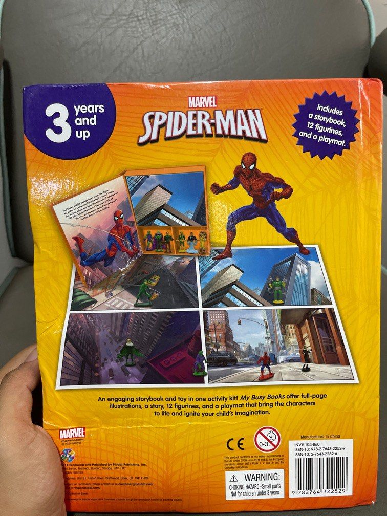 Marvel Spiderman Busy Book, Hobbies & Toys, Books & Magazines, Children ...